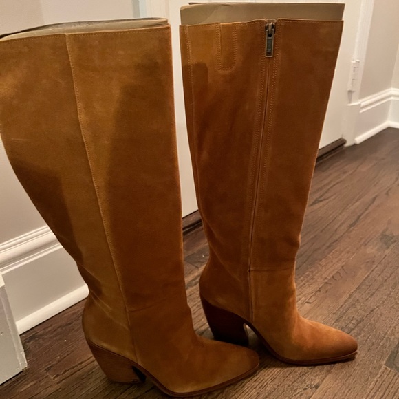Sam Edelman | Shoes | Sam Edelman Annabelle Suede Tan Boots New | Poshmark